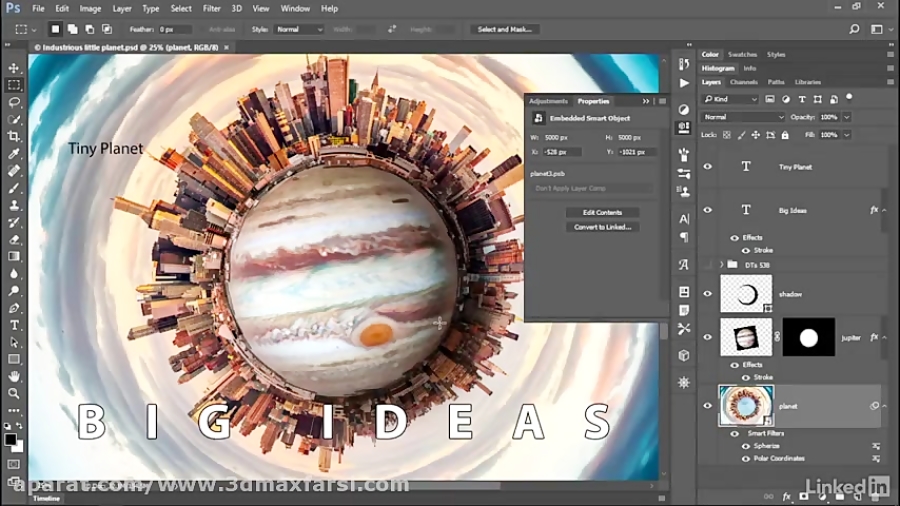 آموزش کار با پنل پروپرتیس فتوشاپ photoshop Properties panel