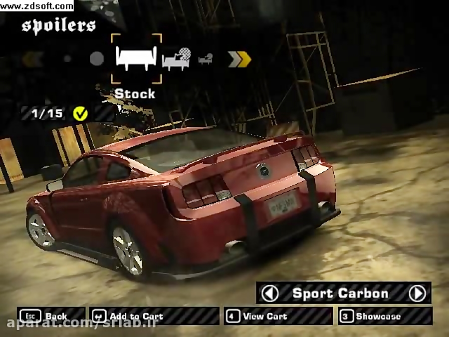 Need for Speed Most Wanted: Razor's Mustang GT tuning (mod)