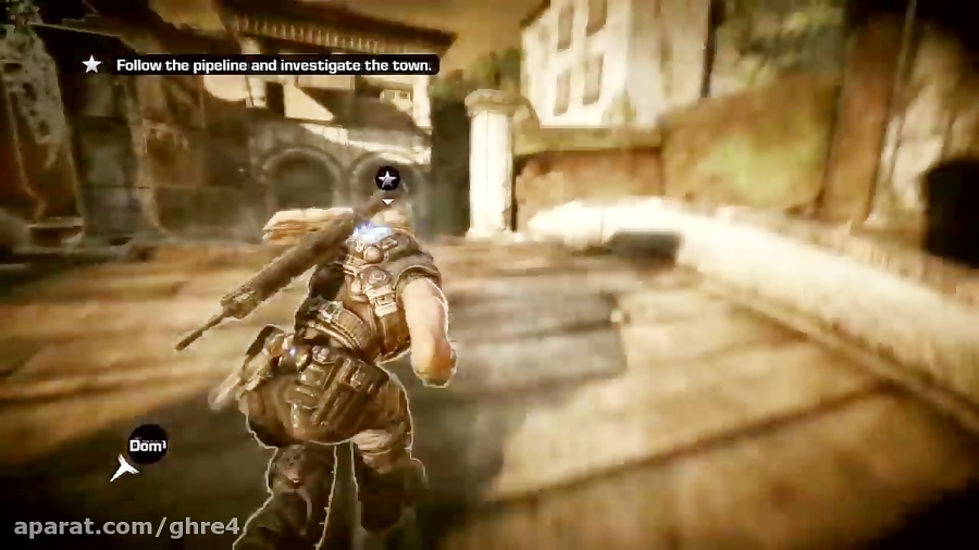 Gears of War 3: Walkthrough - Part 24 [Act 3-4: Ghost Town] (GoW3 Gameplay