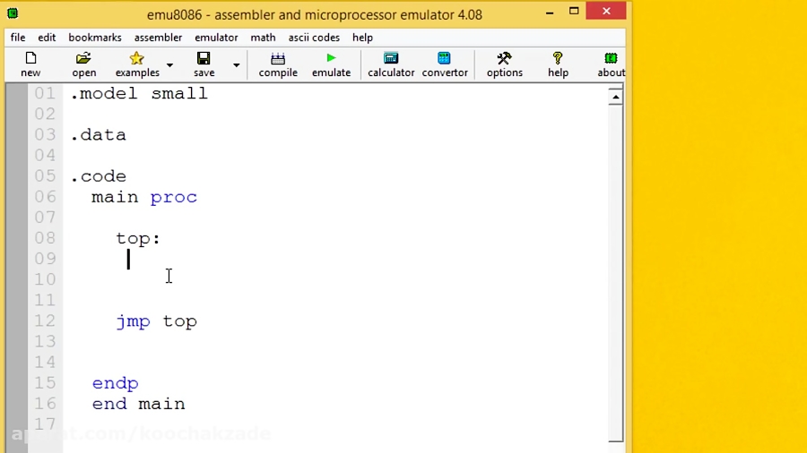 Assembly Language Programming Tutorial - 26 - JMP Instruction