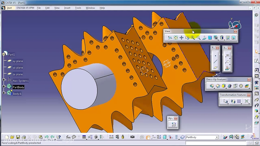 71 CATIA Beginner Tutorial: Apply Material ToolBox