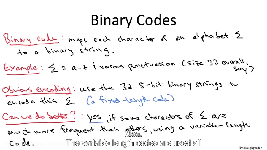 L13-4 - Huffman Codes - Introduction and Motivation