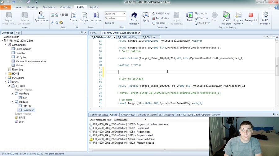 Learning Industrial Robot Programming - EP10 - I/O and Wrap Up