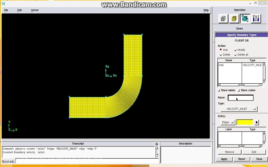 تجزیه و تحلیل لوله زانویی در فلوئنتgambitوfluent قسمت 1