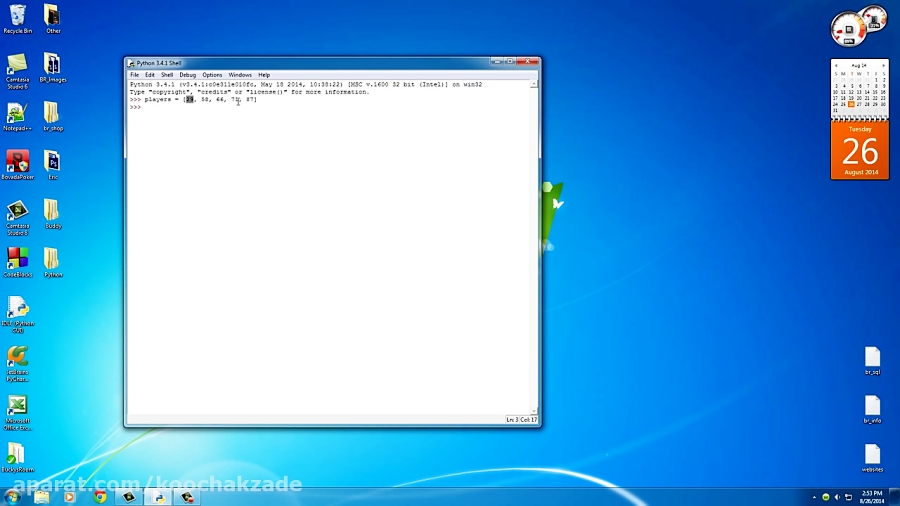 Python Programming Tutorial - 5 - Lists