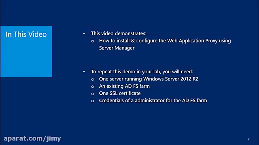 ADFS - How to install and Deploy Web Application Proxy
