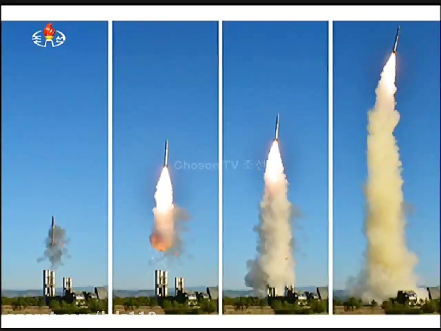 تست سامانه پدافندی kn06 کره شمالی