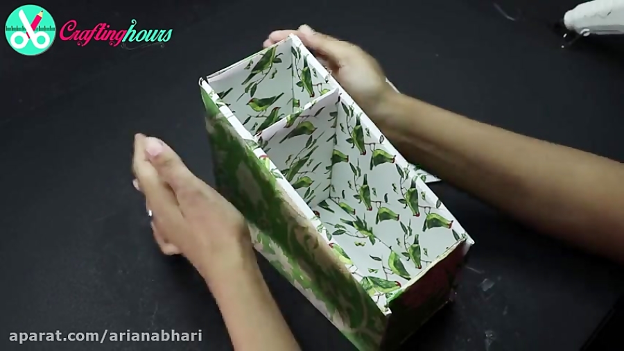 DIY Mobile Box, Stand: Easy to Make Cardboard Desk Organizer | By ...