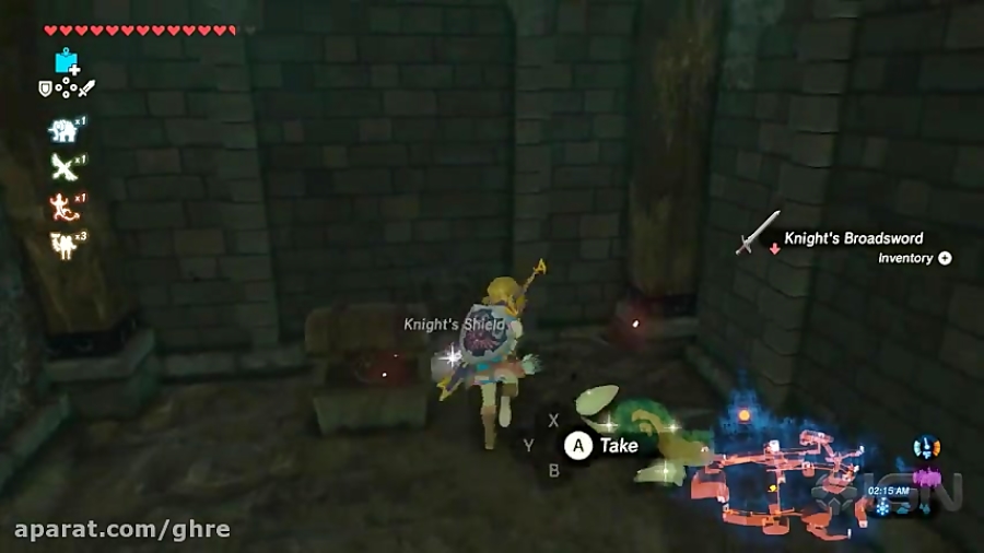 Zelda: Breath of the Wild Walkthrough - Hyrule Castle Interior: Zelda's ...