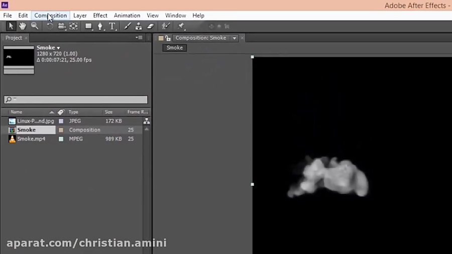 After Effects Tutorial: Smoke Text Effects