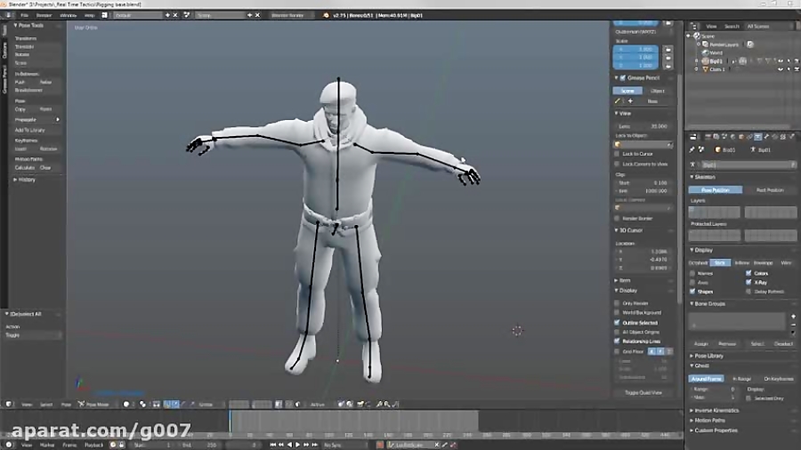 Blender Tutorial Rigging a Mesh