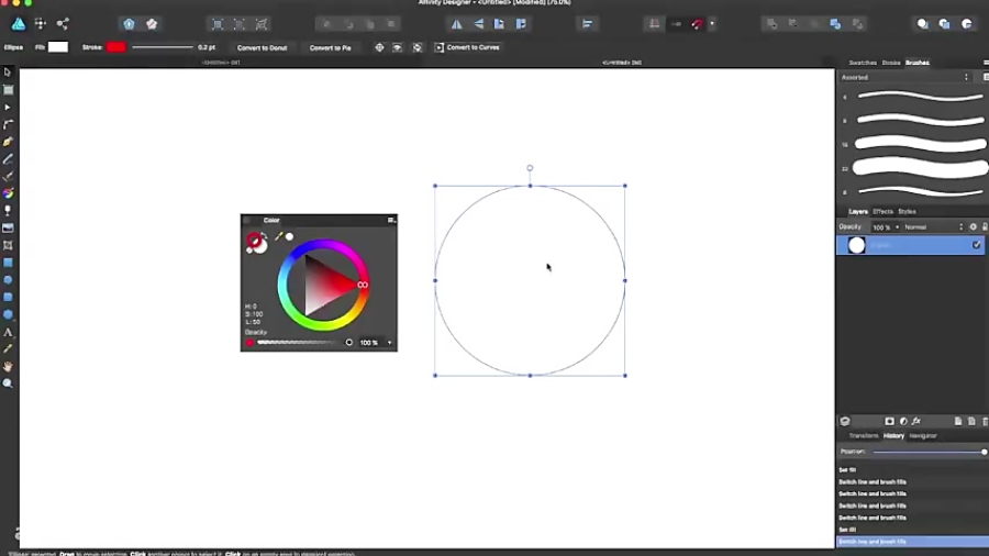 Affinity Designer Tutorial -#25 Color Panel