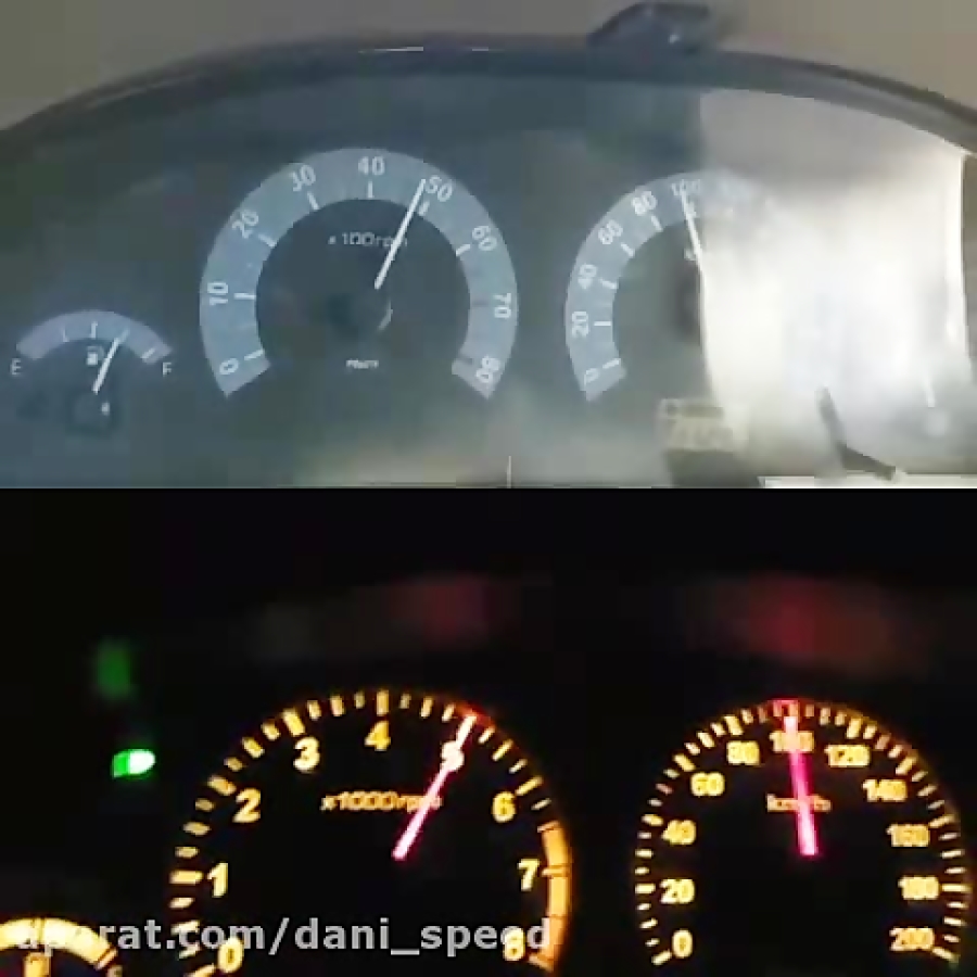 مقایسه شتاب رولینگ پژو 405 و سمند ef7