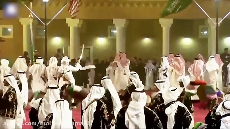 Donald Trump Sword Dance in Saudi Arabia