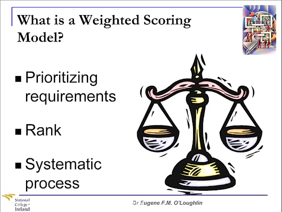 Problem-Solving Techniques #13: Weighted Scoring Model