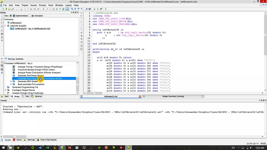 How to do a Timing Simulation using Modelsim and Xilinx ISE