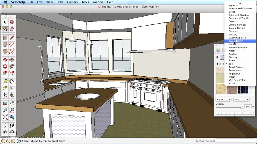 SketchUp Training Series: Paint Bucket