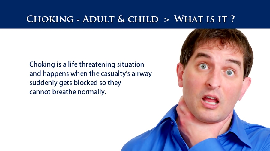 First Aid Training - Choking - Adult