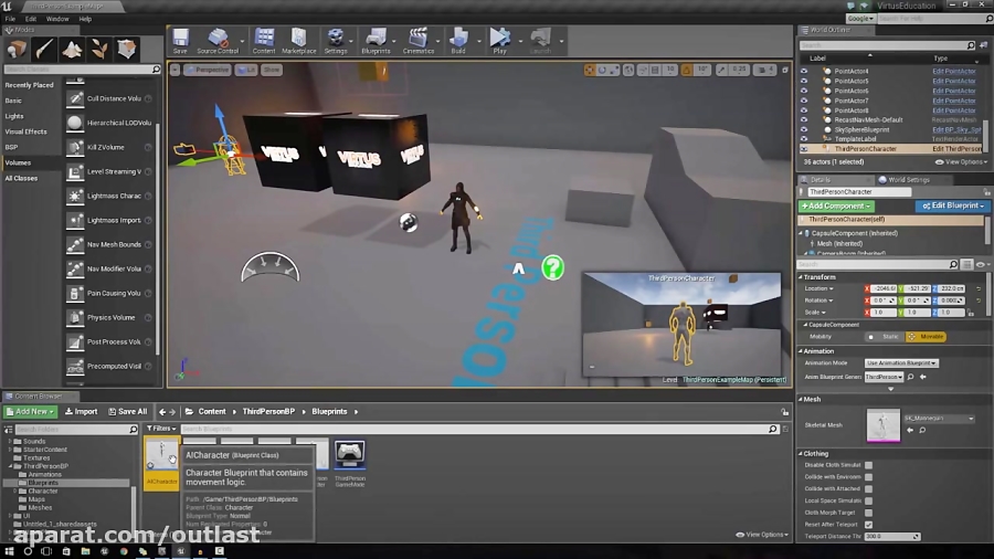 How To Create AI And Enemy Basics - #42 Unreal Engine 4 Beginner Tutorial Series