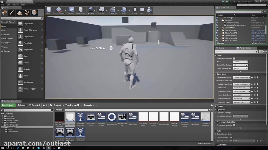 Teleporting Player To Checkpoint On Level Load - #69 Unreal Engine 4 Beginner Tutorial Series