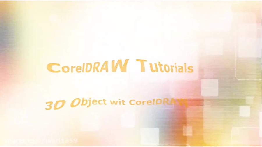 CorelDRAW Tutorials: Create 3D Effect in CorelDRAW