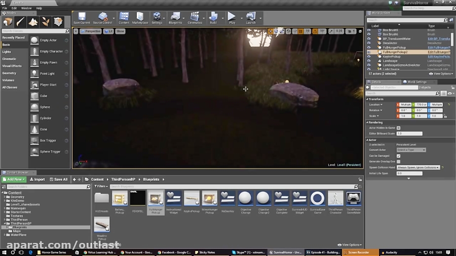 Building The Horror Mansion - #41 Creating A Survival Horror (Unreal Engine 4)