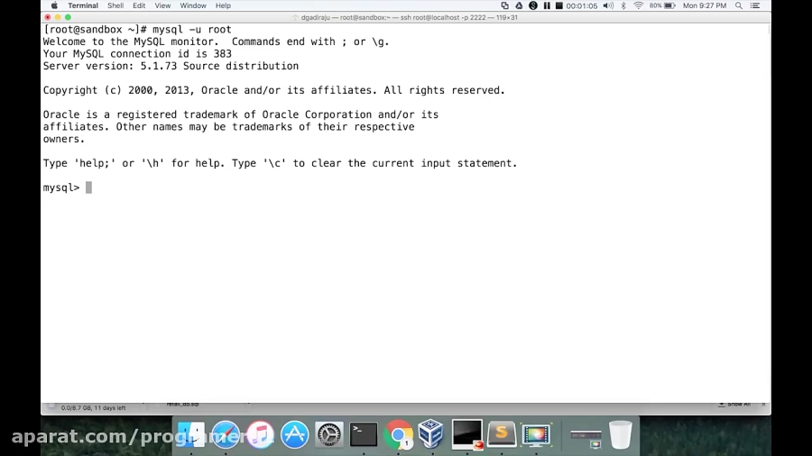 Getting Started - Setup MySQL Database on hortonworks sandbox