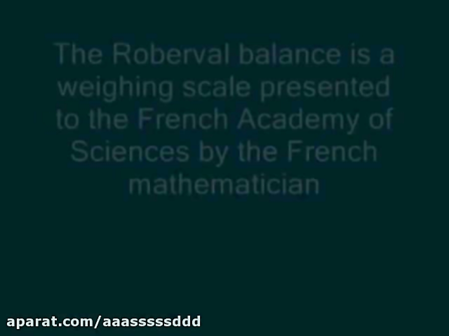 The Roberval Balance