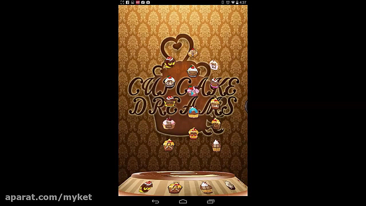 Next Launcher Cupcake Dreams 3D
