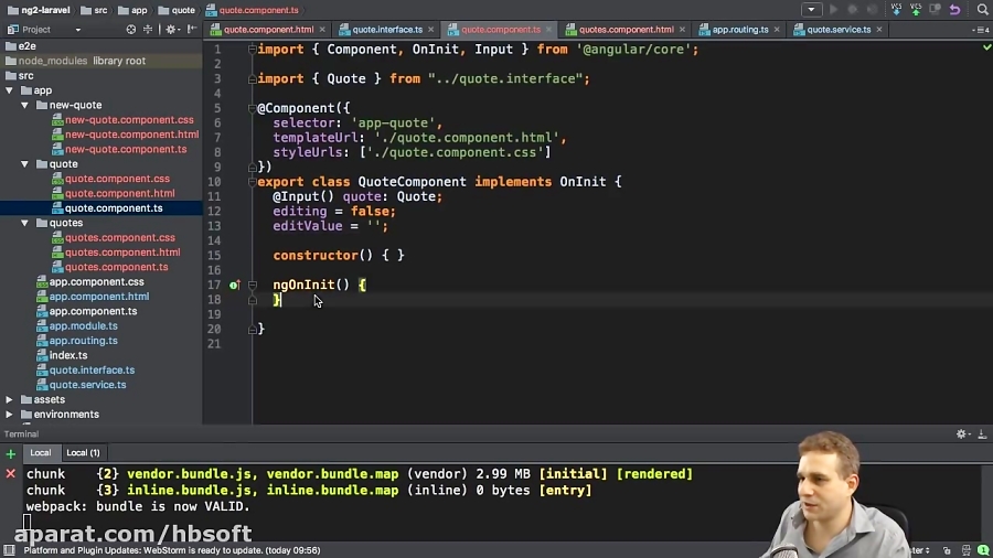 FINISHING THE ANGULAR 2 FRONTEND | Laravel Angular 2 / Vue.js 2