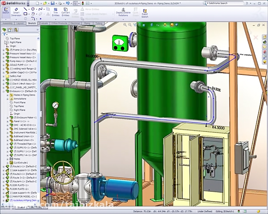SolidWorks Piping