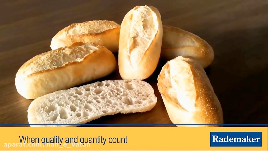 Industrial bread production line by Rademaker