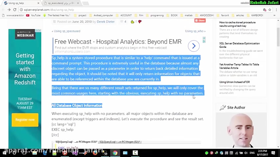 Difference between execute and exec