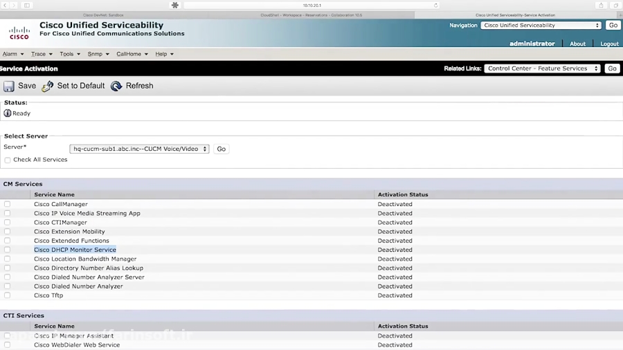 آموزش جامع ﻿Cisco DevNet Sandbox: Collaboration Labs