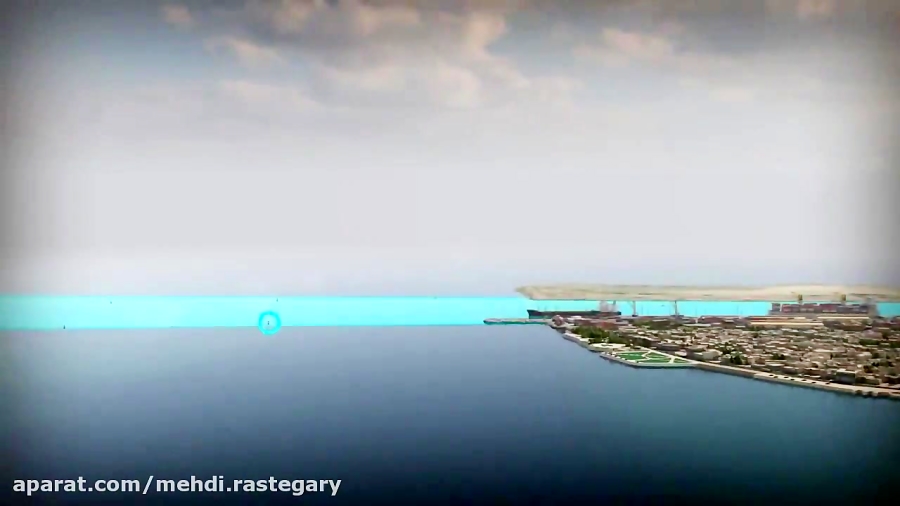 Bushehr port development project Animation