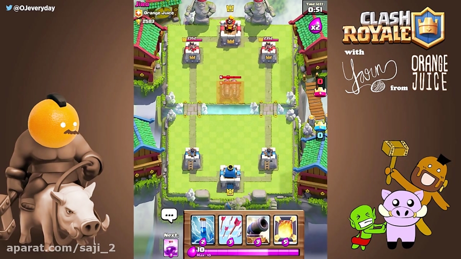 Clash Royale | How to Pig Push (Hog Building Bypass) - Advanced Technique