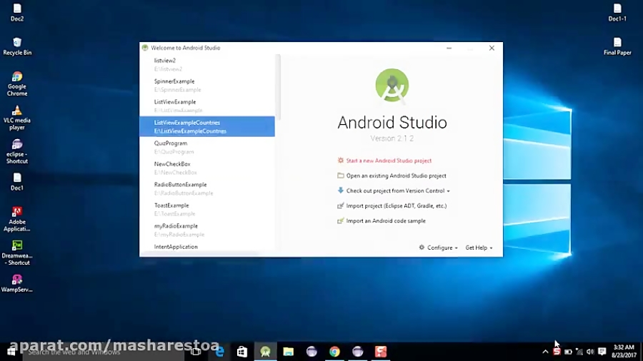 Android Studio AutoCompleteTextView Tutorial 13 YoutTube