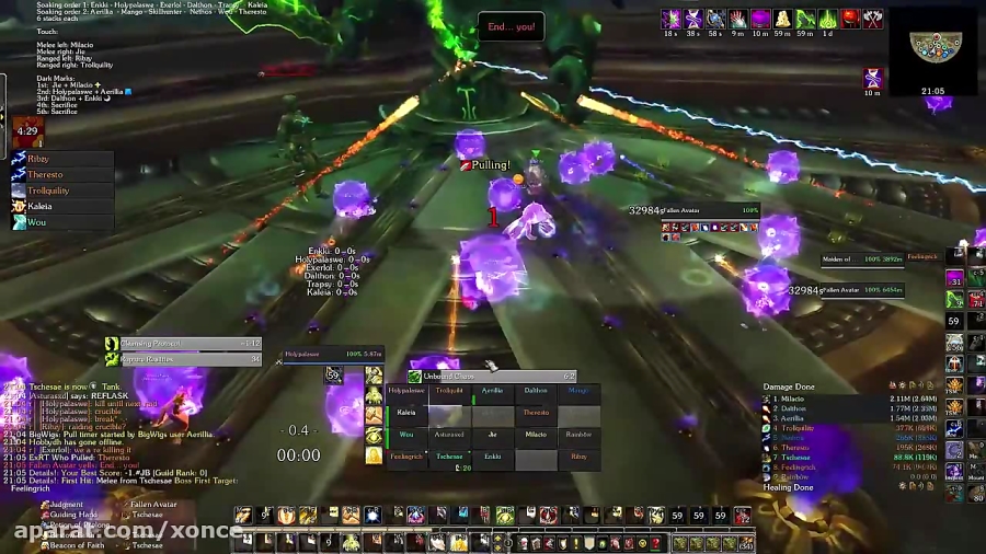 Tomb of Sargeras Mythic - Fallen Avatar - Holy Paladin POV