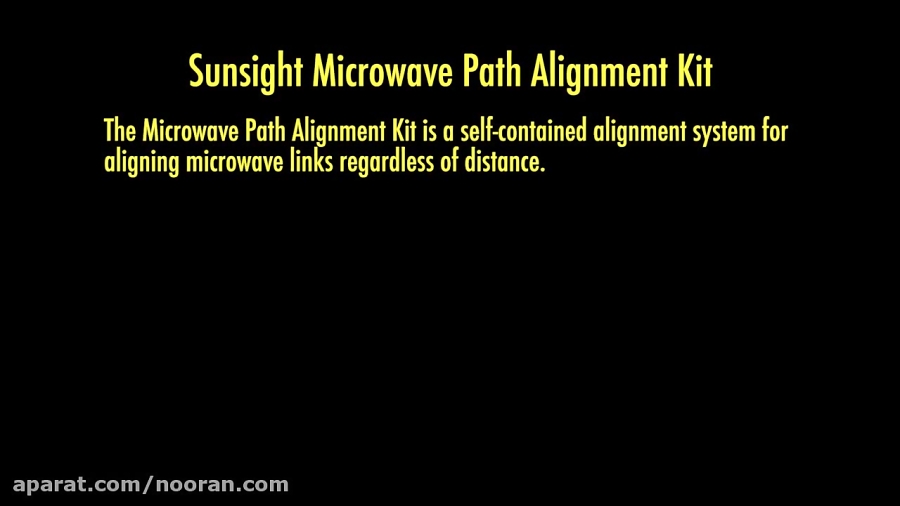 Sunsight Microwave Path Alignment Kit