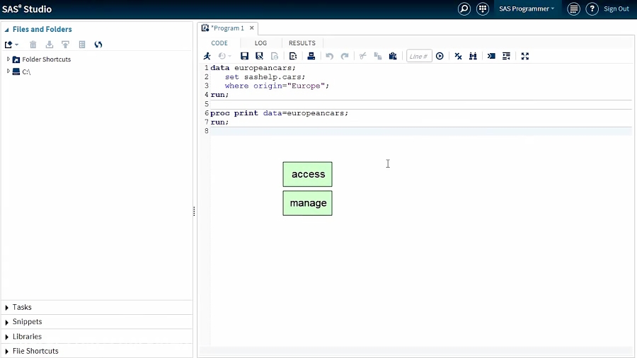 2 Writing a Basic SAS Program - How To Tutorials - SAS