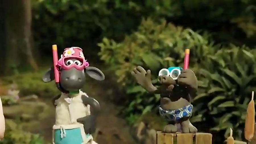سریال shaun the sheep-ChampionSheeps | قسمت 1 | شنا