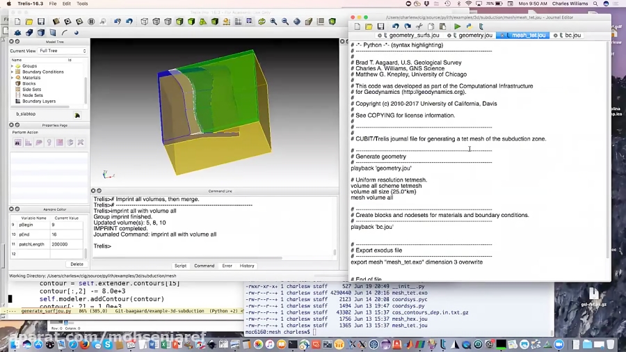 PyLith Tutorial - Meshing: Mesh Generation