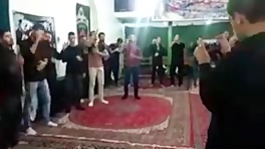 مراسم سینه زنی شب نهم محرم ۹۶ هیئت حضرت ابوالفضل العباس علیه السلام