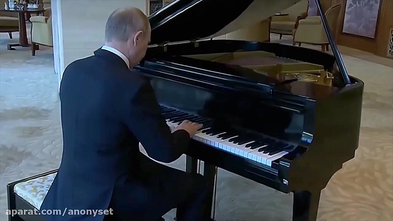 Vladimir Putin playing Rasputin on piano