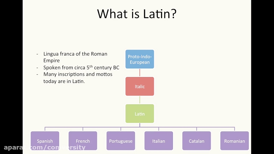 Latin Beginners' Lesson 1