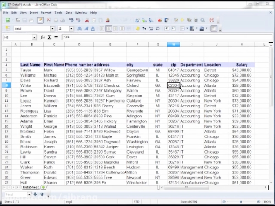 37- Libre Office - Calc, Open Office -- Calc, Excel Tut