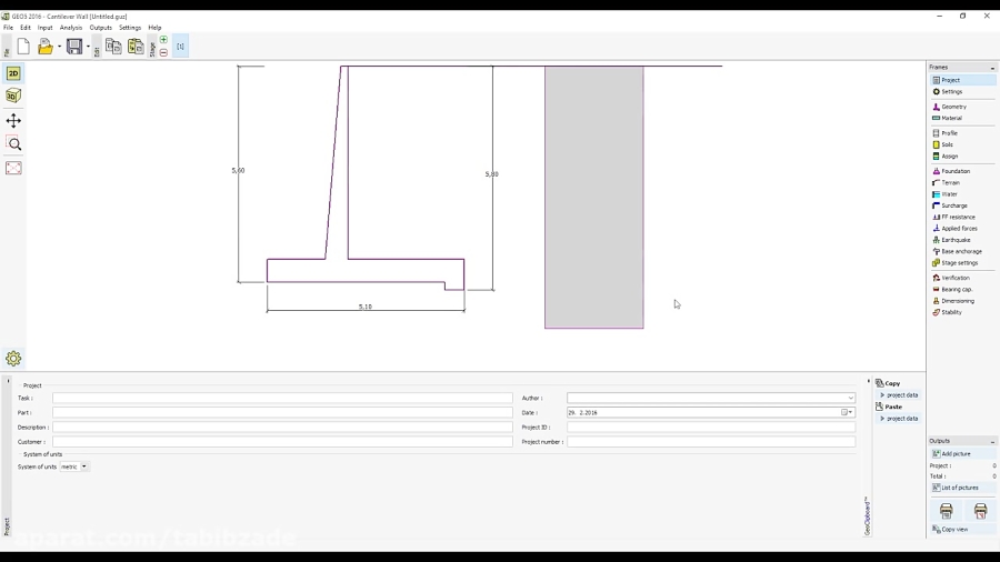 GEO5 Tutorials: Using Standards and Analysis Settings