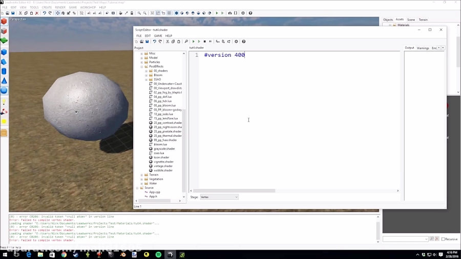 Online Graphics Course OpenGL Shading: Gouraud and Phong Shading (OpenGL 3 )
