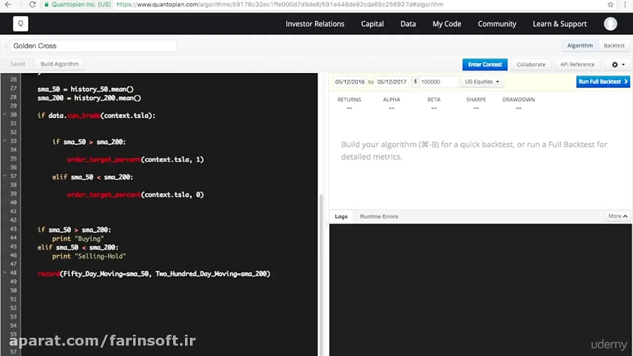 آموزش خودکار سازی معامله و Trading بوسیله زبان Python