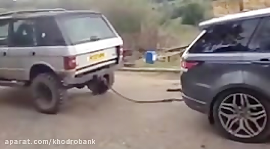 New VS Old - Range Rover - Tug of war